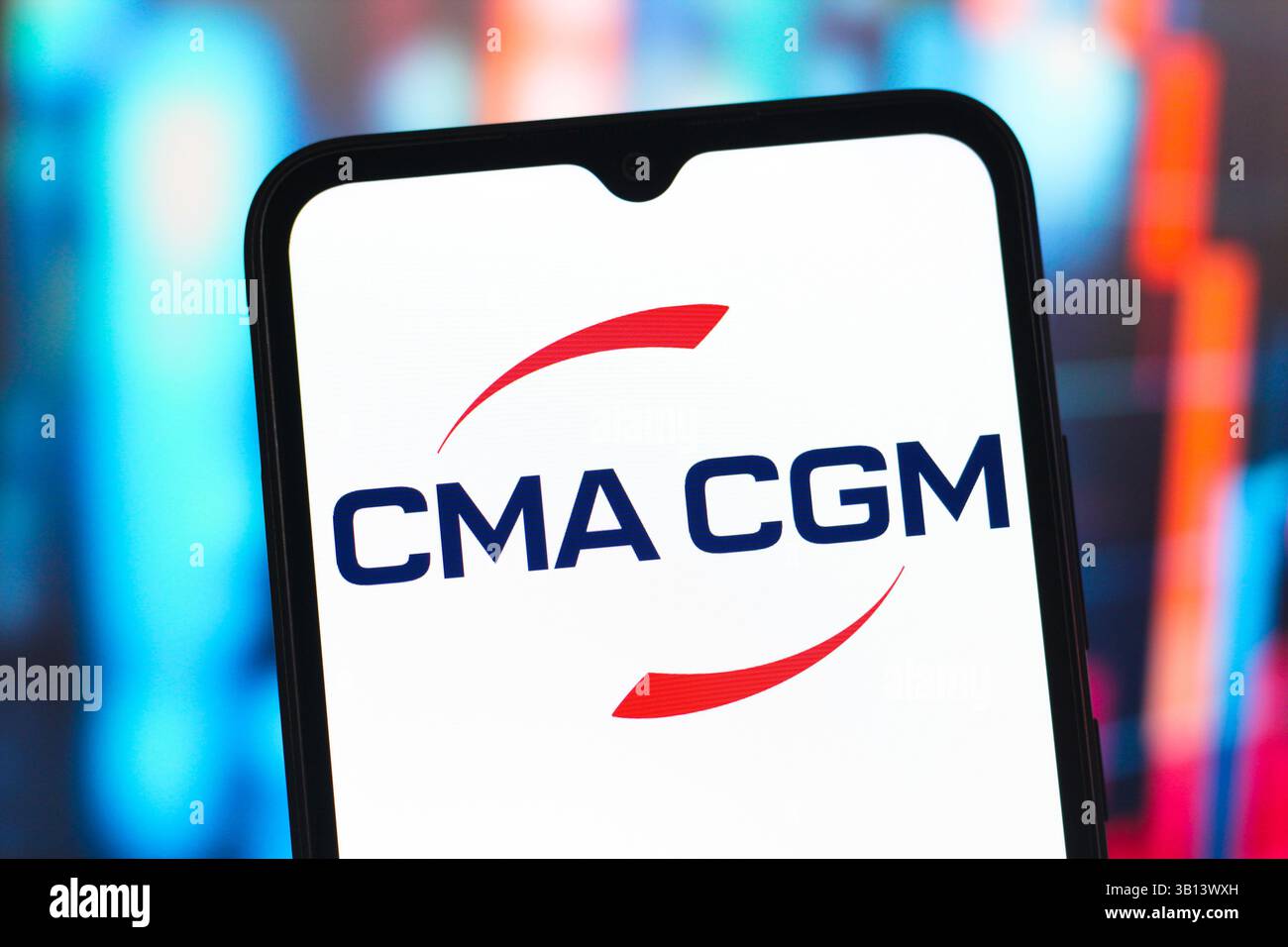 Canada. 24th Apr, 2025. In this photo illustration, the CMA CGM Group ...