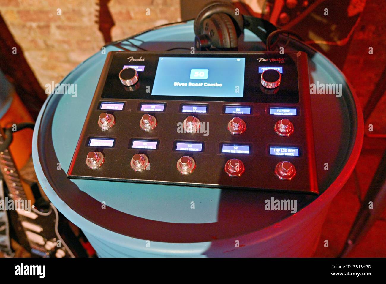 LONDON, ENGLAND - APRIL 24 2025: Fender Musical Instruments Corporation ...