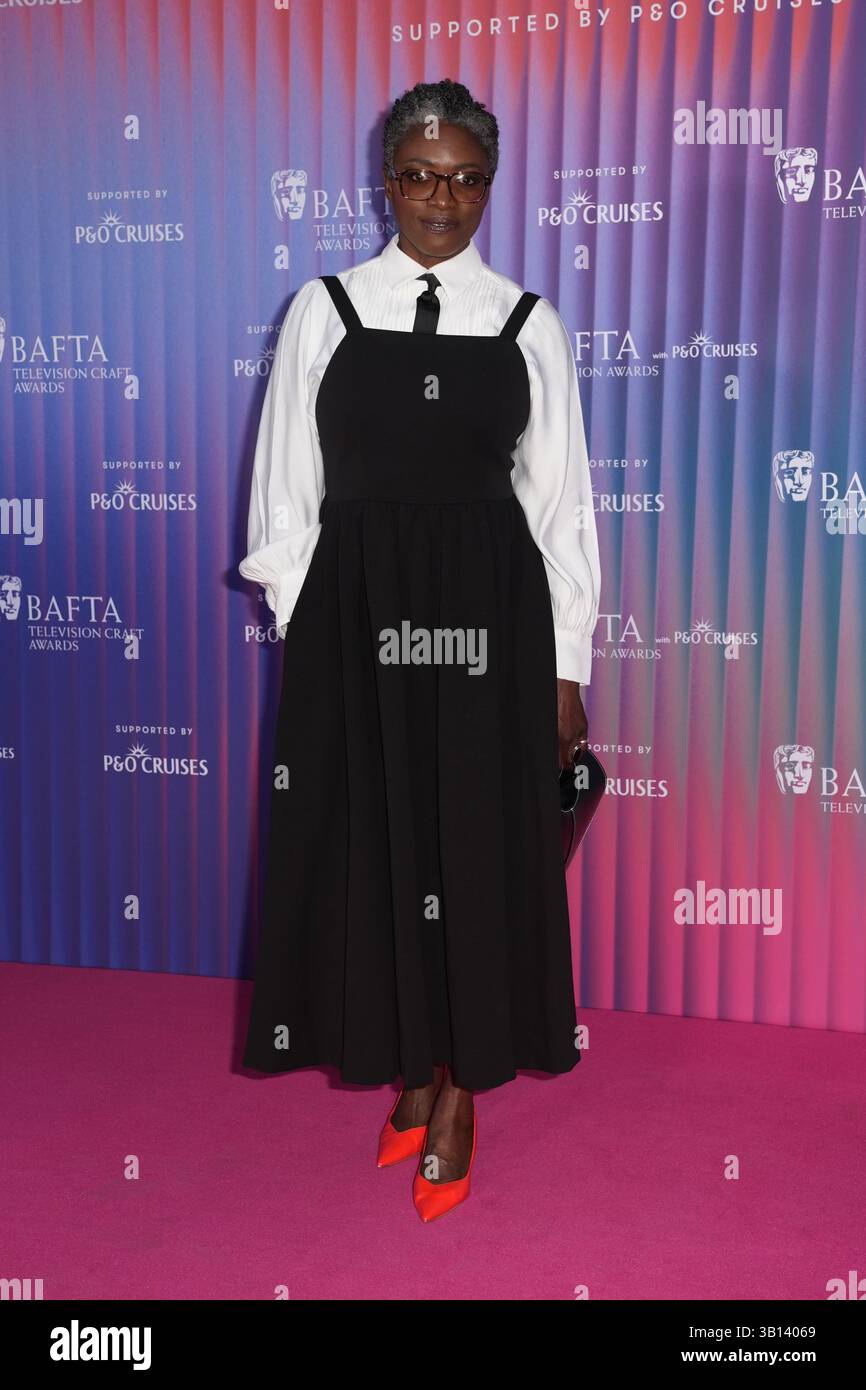 Andi Osho attends the nominees' party for the Bafta TV and Craft awards ...