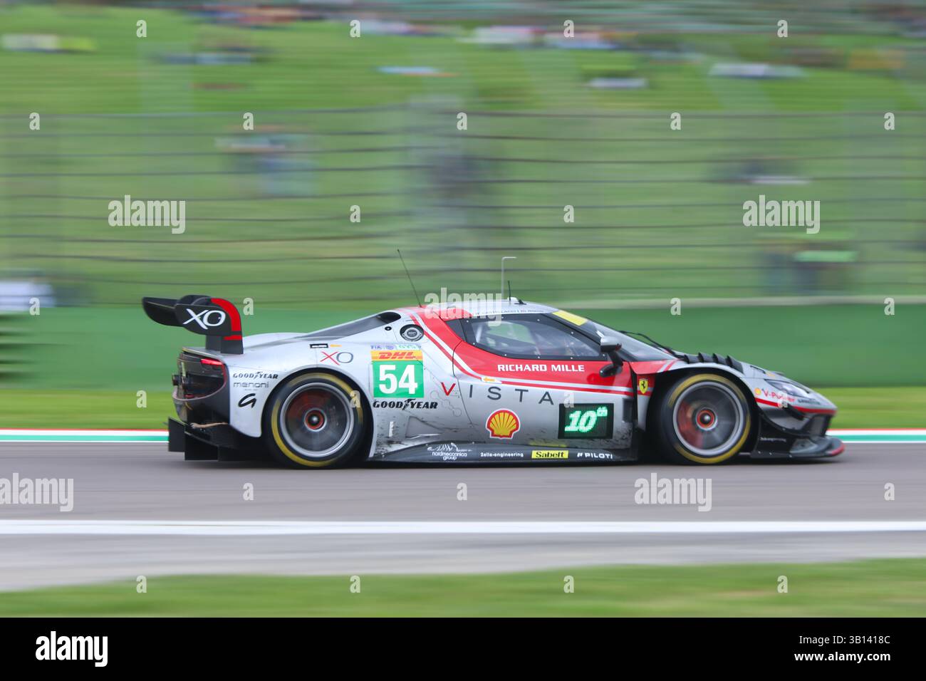 Imola, Italy. 20th Apr, 2025. Francesco CASTELLACCI (ITA) drives the ...