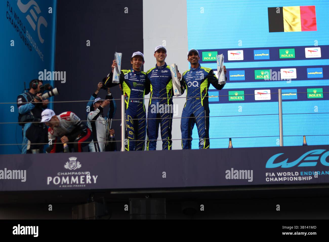 Imola, Italy. 20th Apr, 2025. #46 TEAM WRT VALENTINO ROSSI (ITA ...