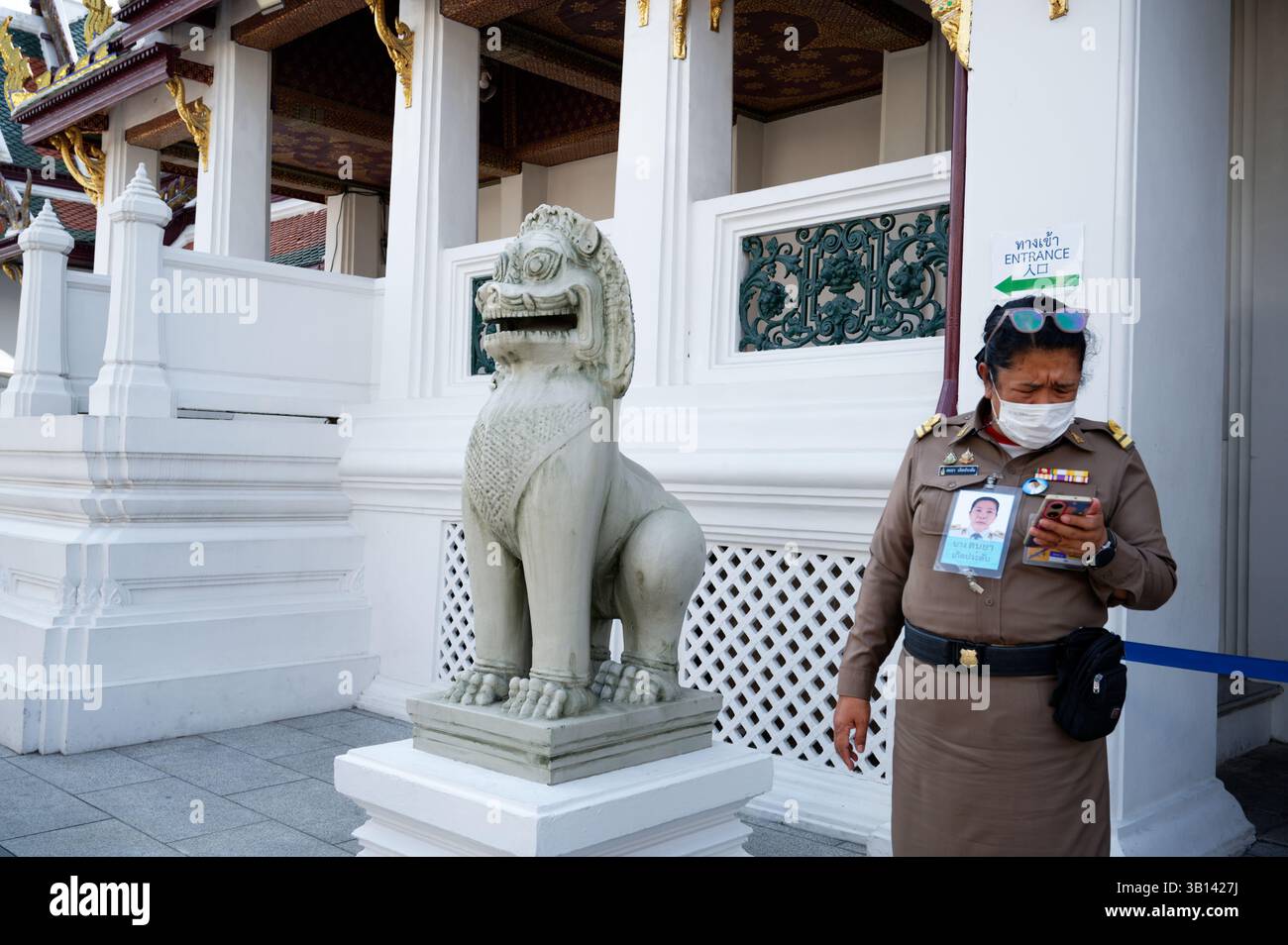 Stoic stone guardian stands hi-res stock photography and images - Alamy