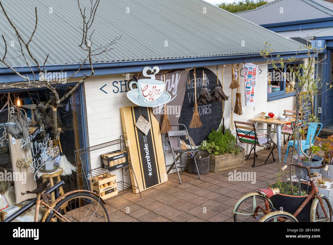 Berrima Village stores and cafe coffee shop in this historic town in ...
