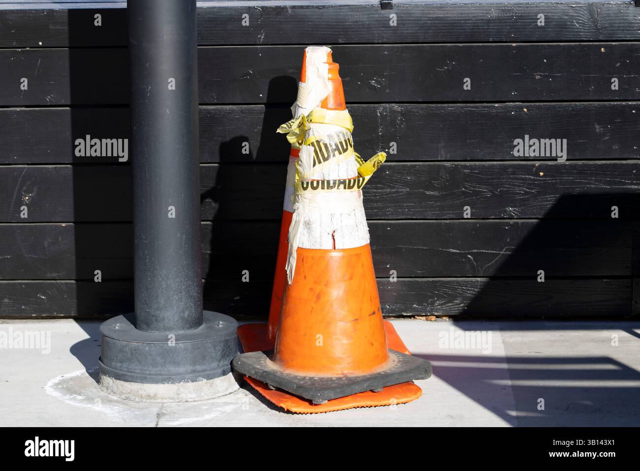 Traffic cone placement hi-res stock photography and images - Alamy