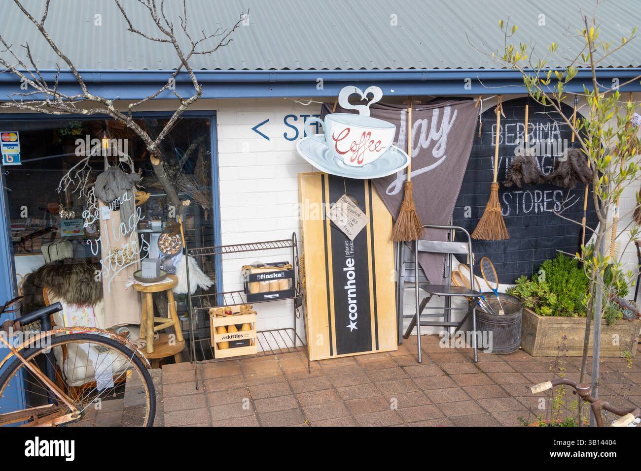 Berrima Village stores and cafe coffee shop in this historic town in the Southern Highlands of ...