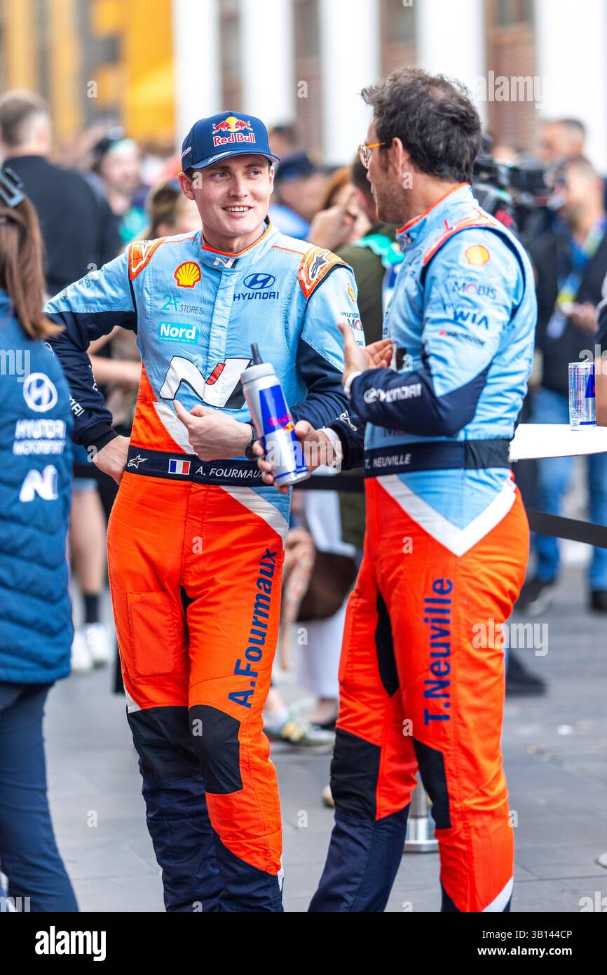 Las Palmas, Espagne. 24th Apr, 2025. FOURMAUX Adrien, Hyundai I20 ...