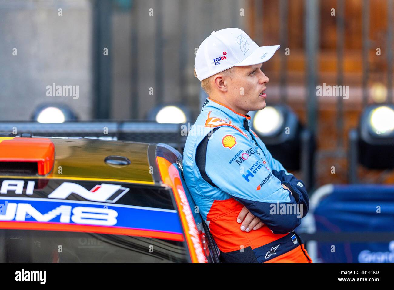 Las Palmas, Espagne. 24th Apr, 2025. TANAK Ott, Hyundai I20 Rally1 ...