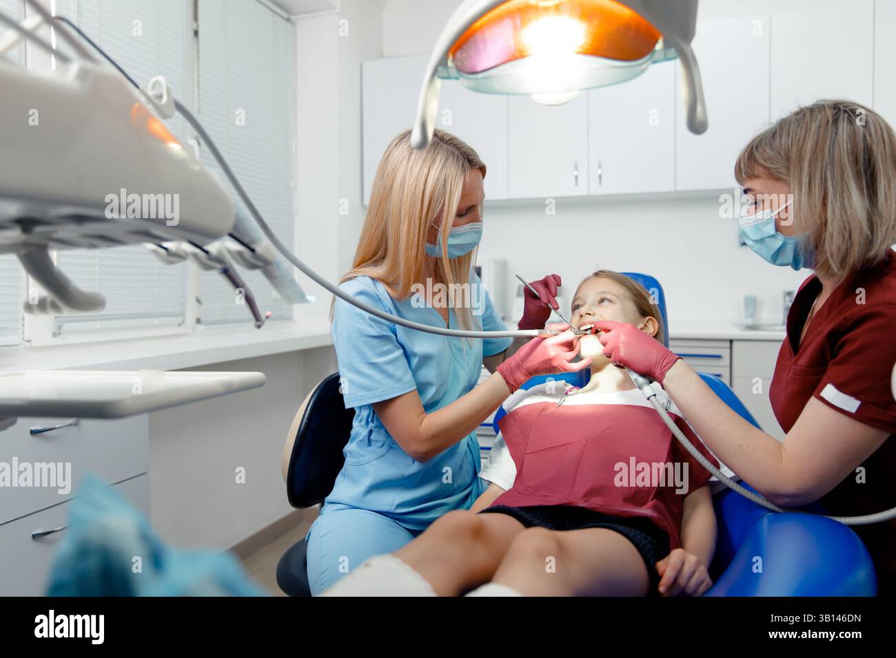 Dental kid health examination asian hi-res stock photography and images ...