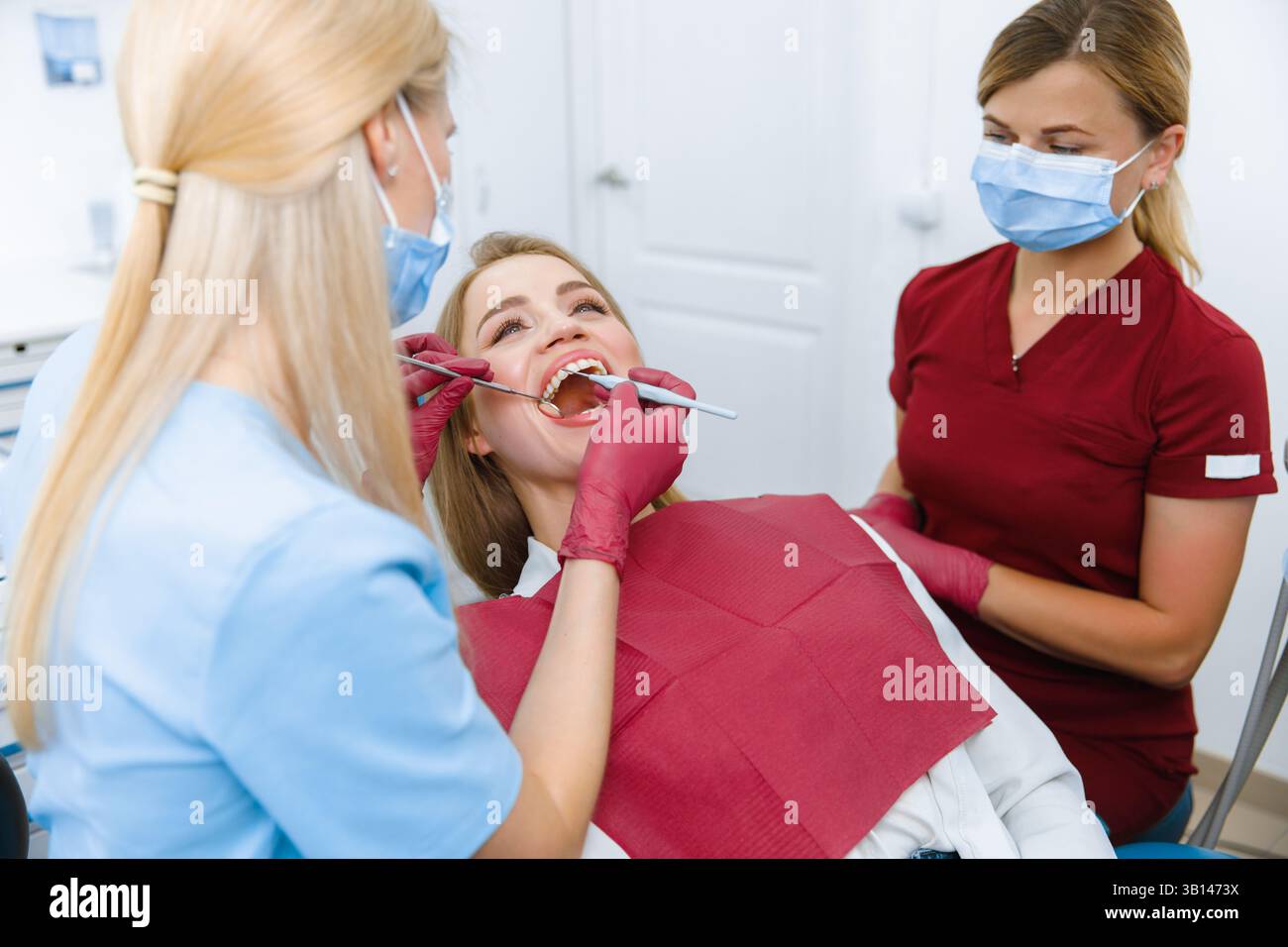 dental procedure, consultation dental clinic, teeth check, dentist concept, oral care, check-up ...
