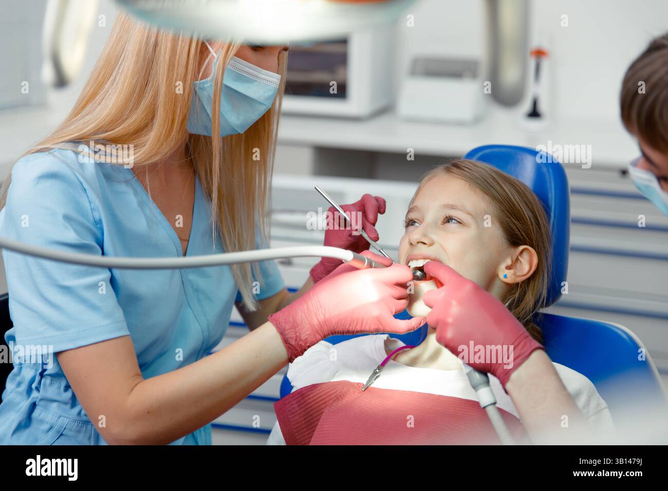 child Dental treatment, Teeth healthcare, Professional stomatology kid ...