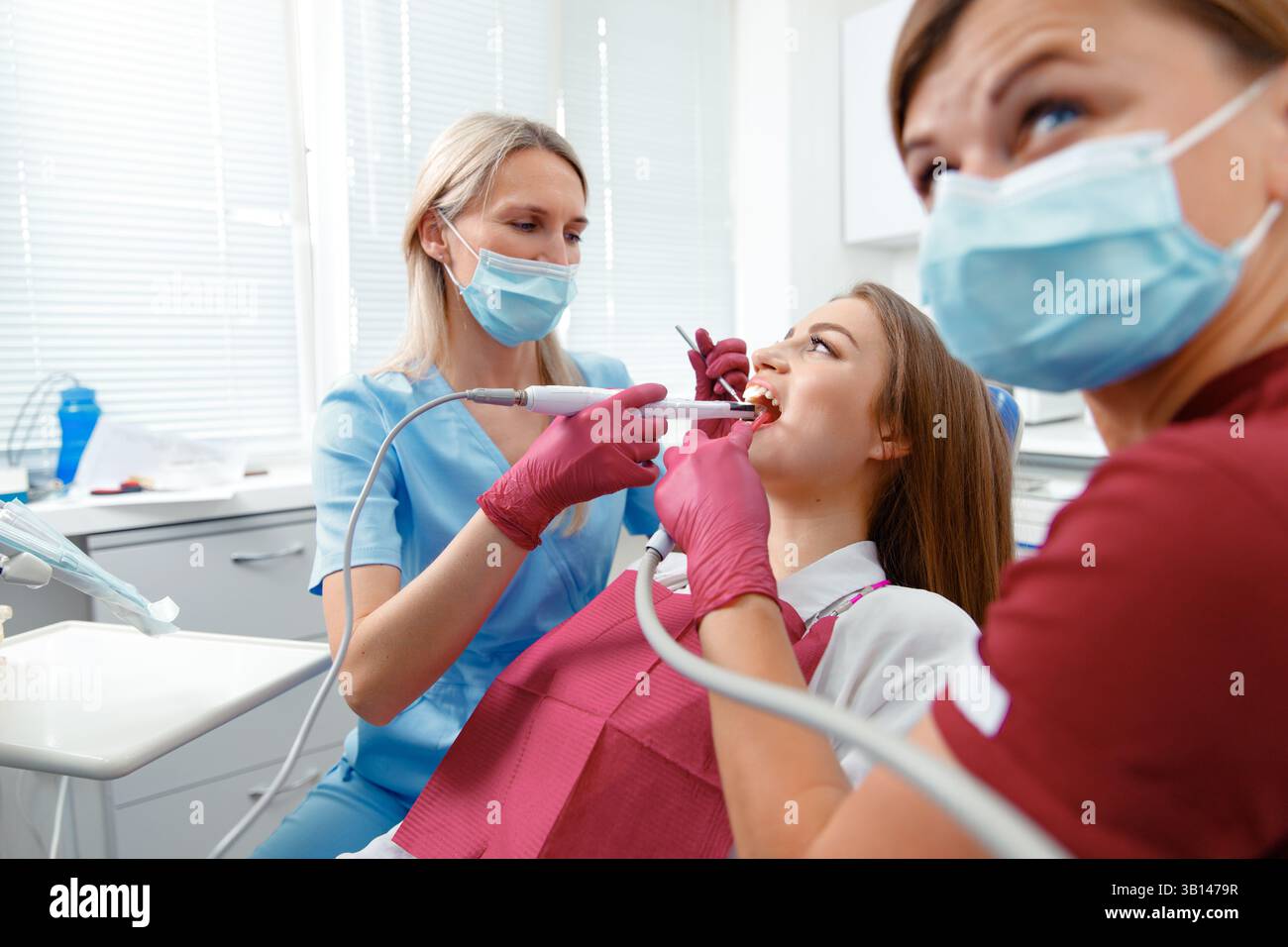 dental intervention, dental check-up, dental inspection, medical ...