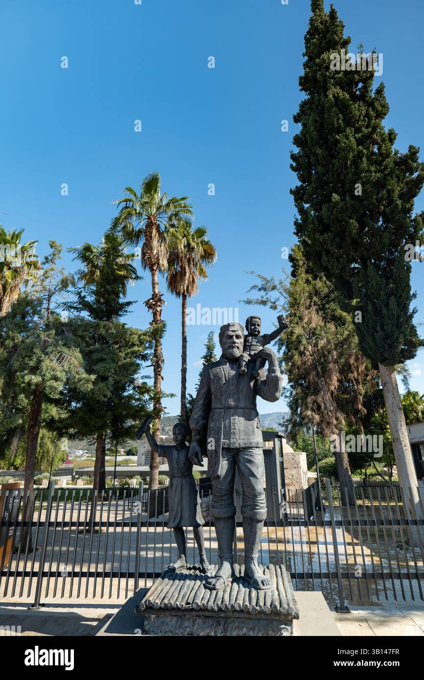 05.20.2024 - Demre, Turkey: Statue of Saint Nicholas in St. Nicholas ...