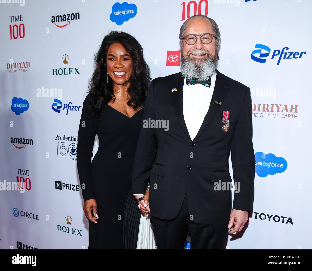 New York, USA. 24th Apr, 2025. Denyce Graves and Robert Montgomery ...