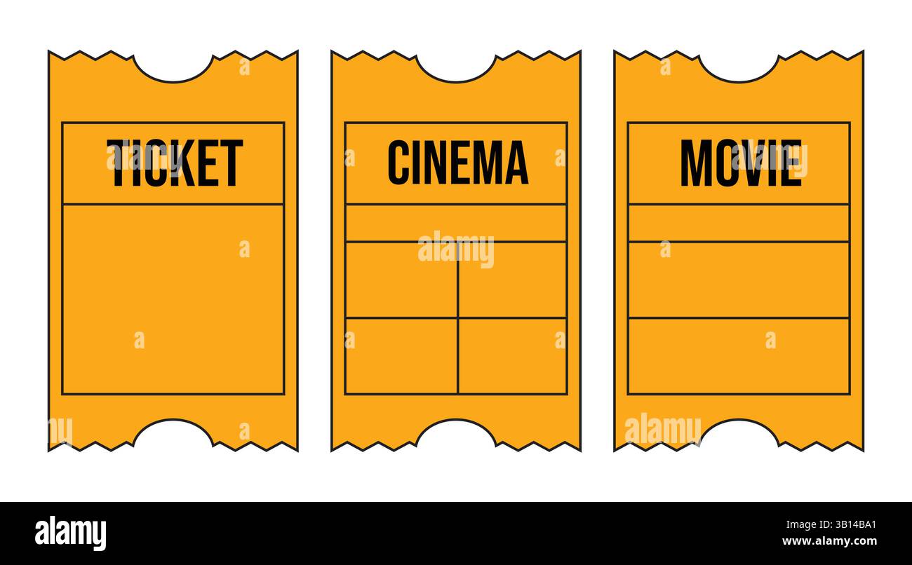 Queue cinema Cut Out Stock Images & Pictures - Alamy