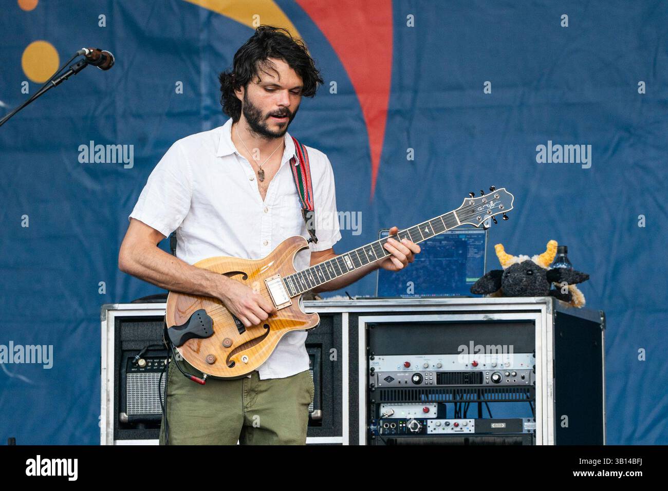 Rick Mitarotonda of Goose performs during the first weekend of the New ...
