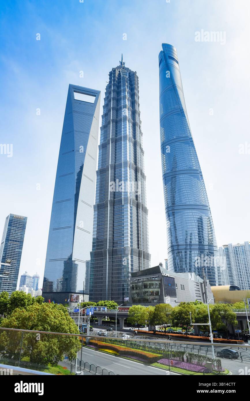Shanghai, China - 1 April 2025: Lujiazui's iconic skyline: Shanghai ...