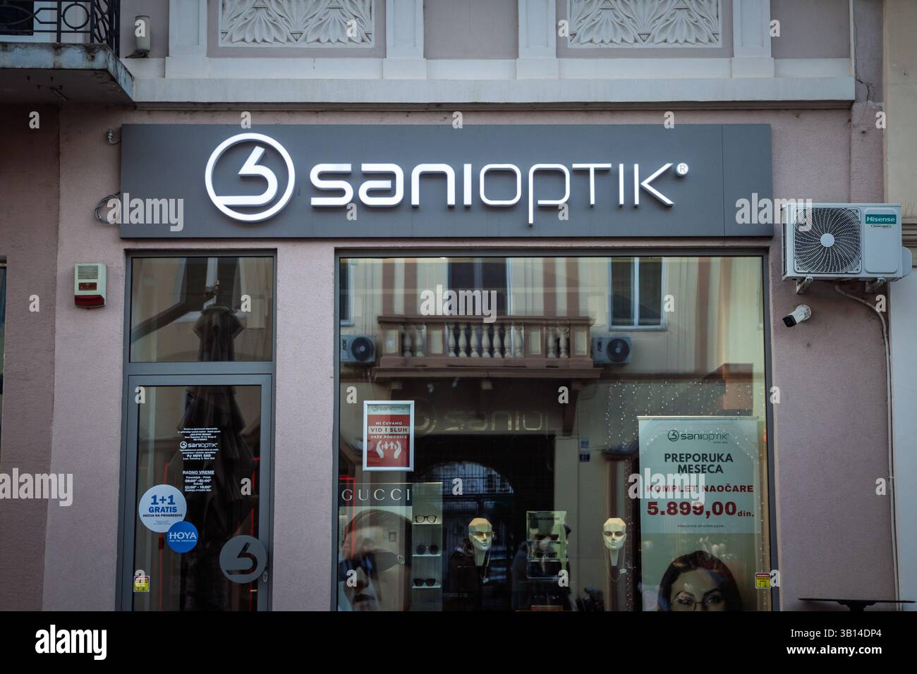 Sanioptik sign hi-res stock photography and images - Alamy