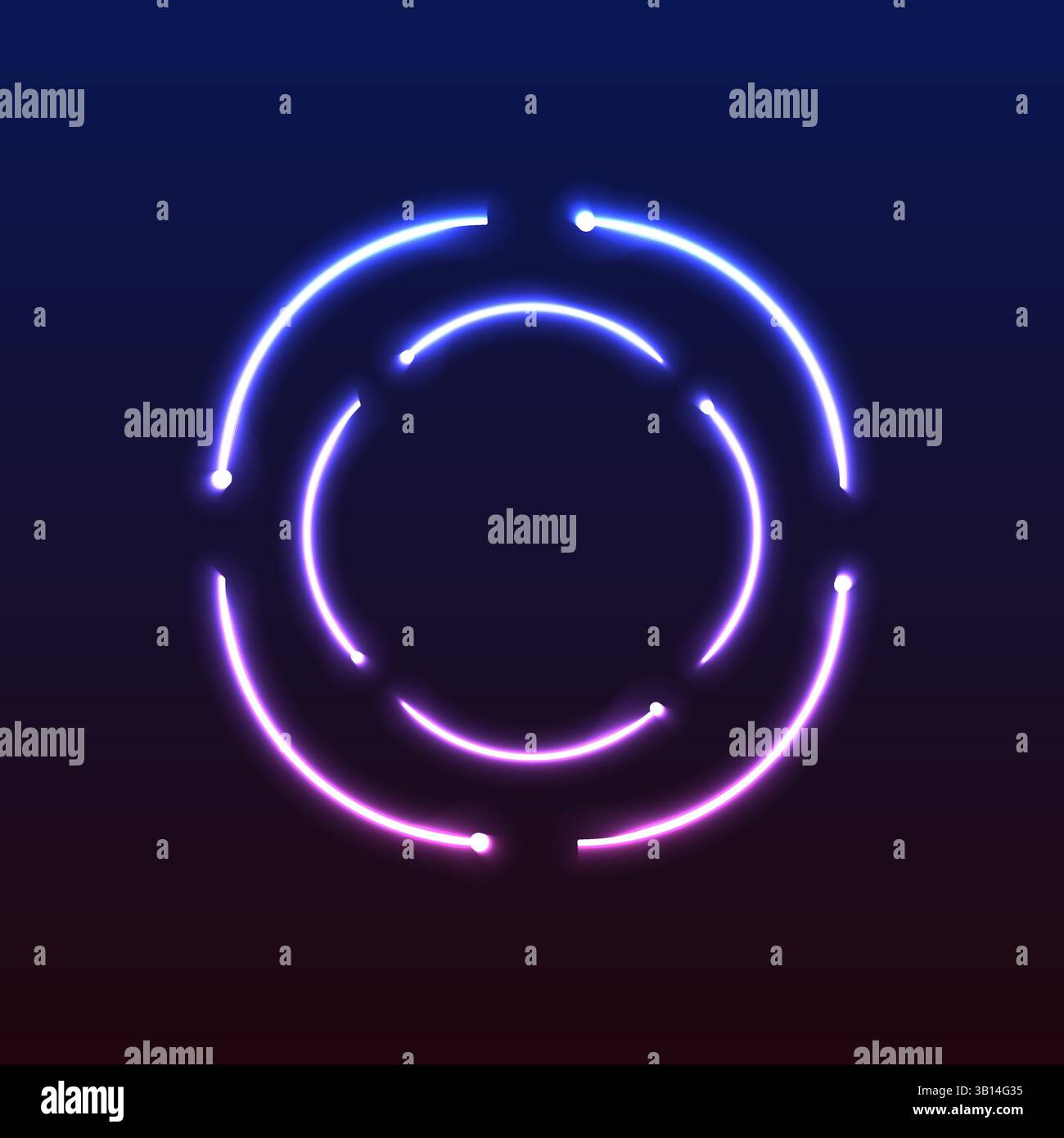 Colorful flashing neon lines in Stock Vector Images - Alamy