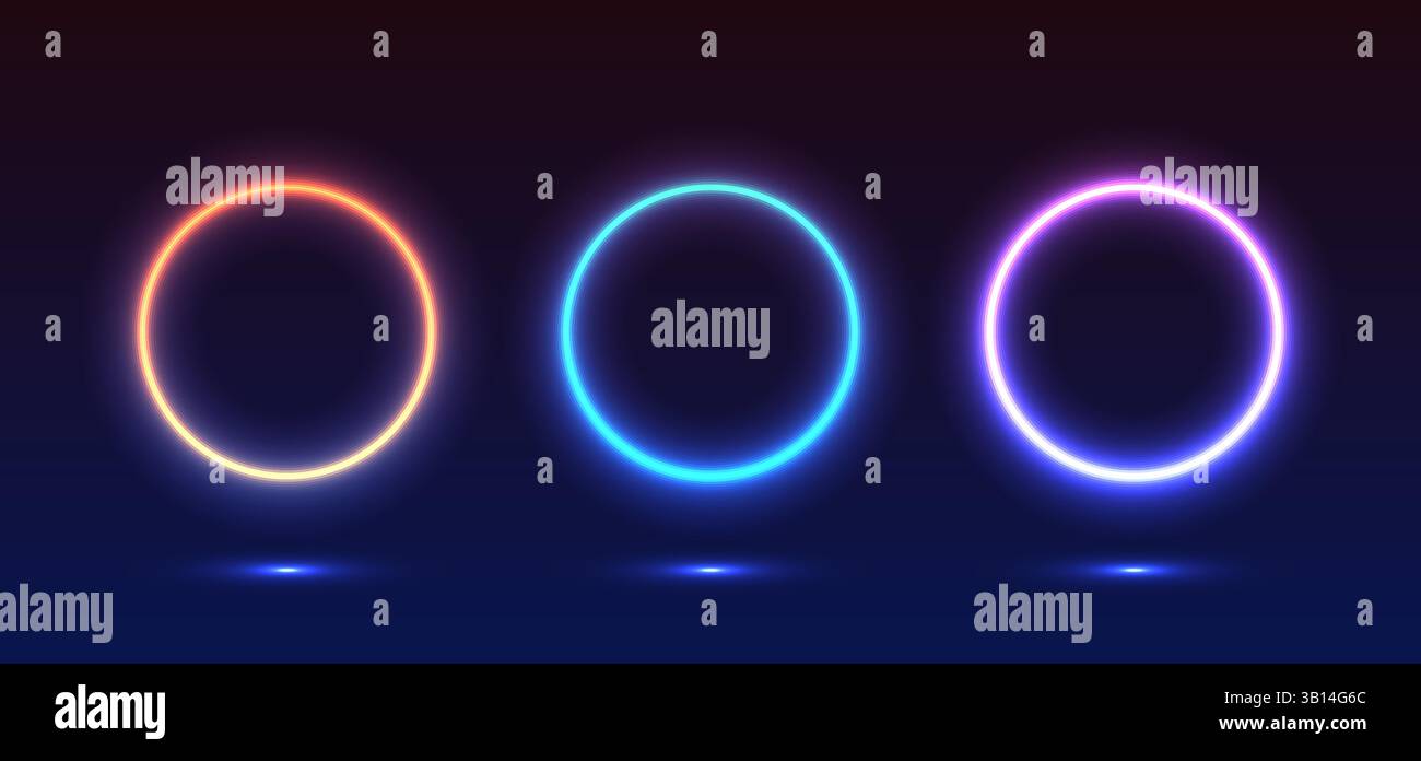 Bright neon green shapes Stock Vector Images - Alamy