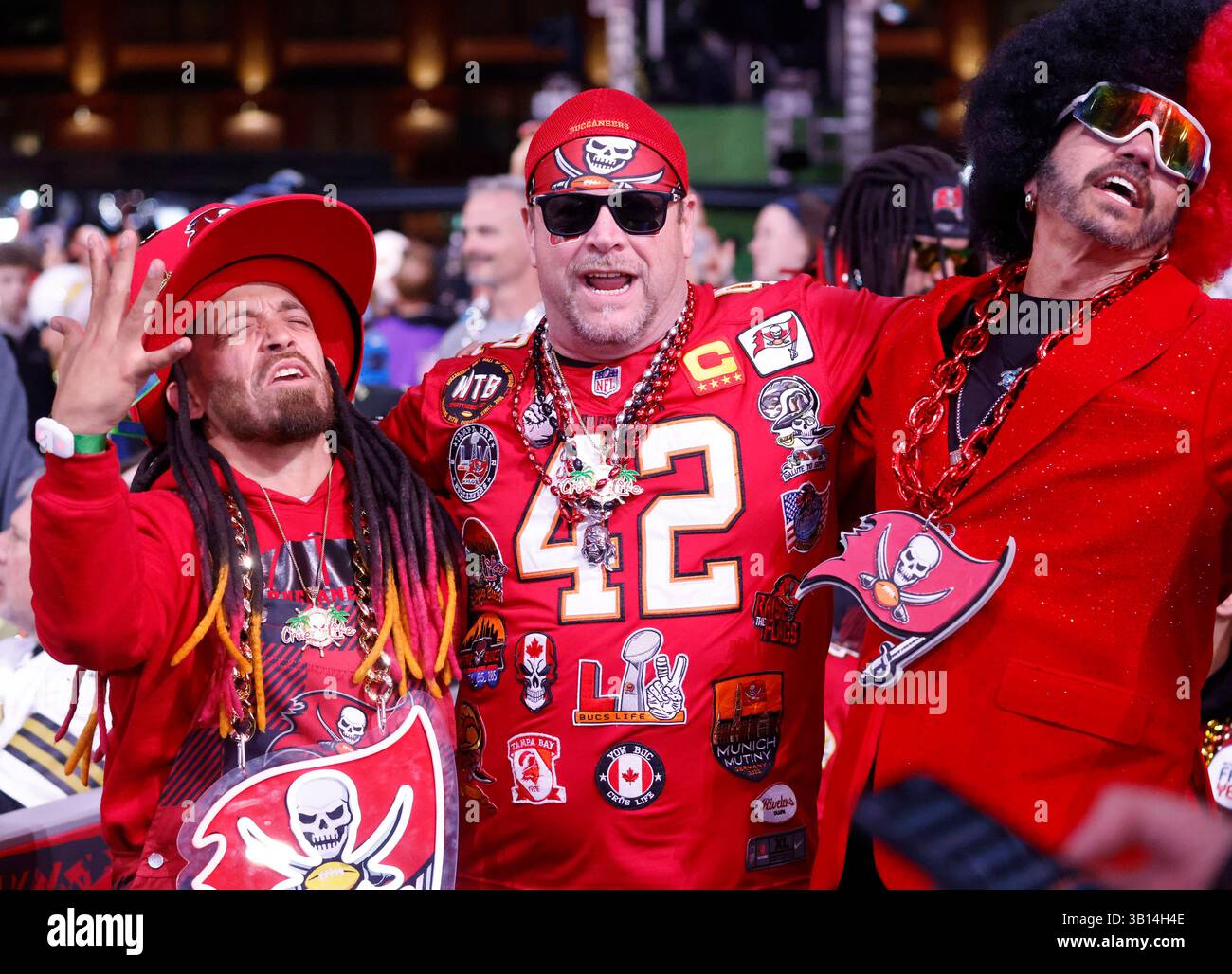 Green Bay, United States. 24th Apr, 2025. Tampa Bay Buccaneers fans ...