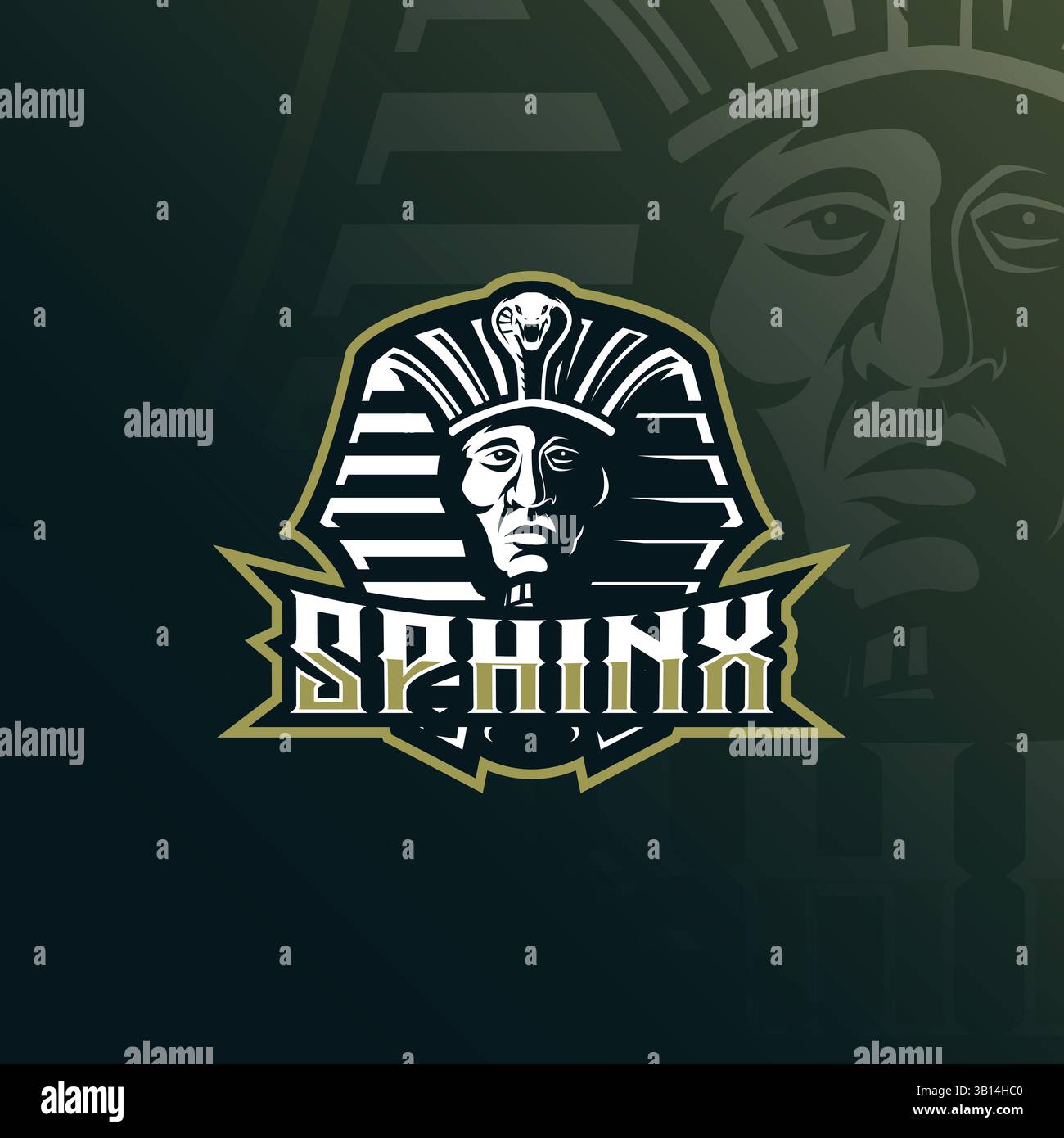 sphinx mascot logo design vector with modern illustration concept style ...
