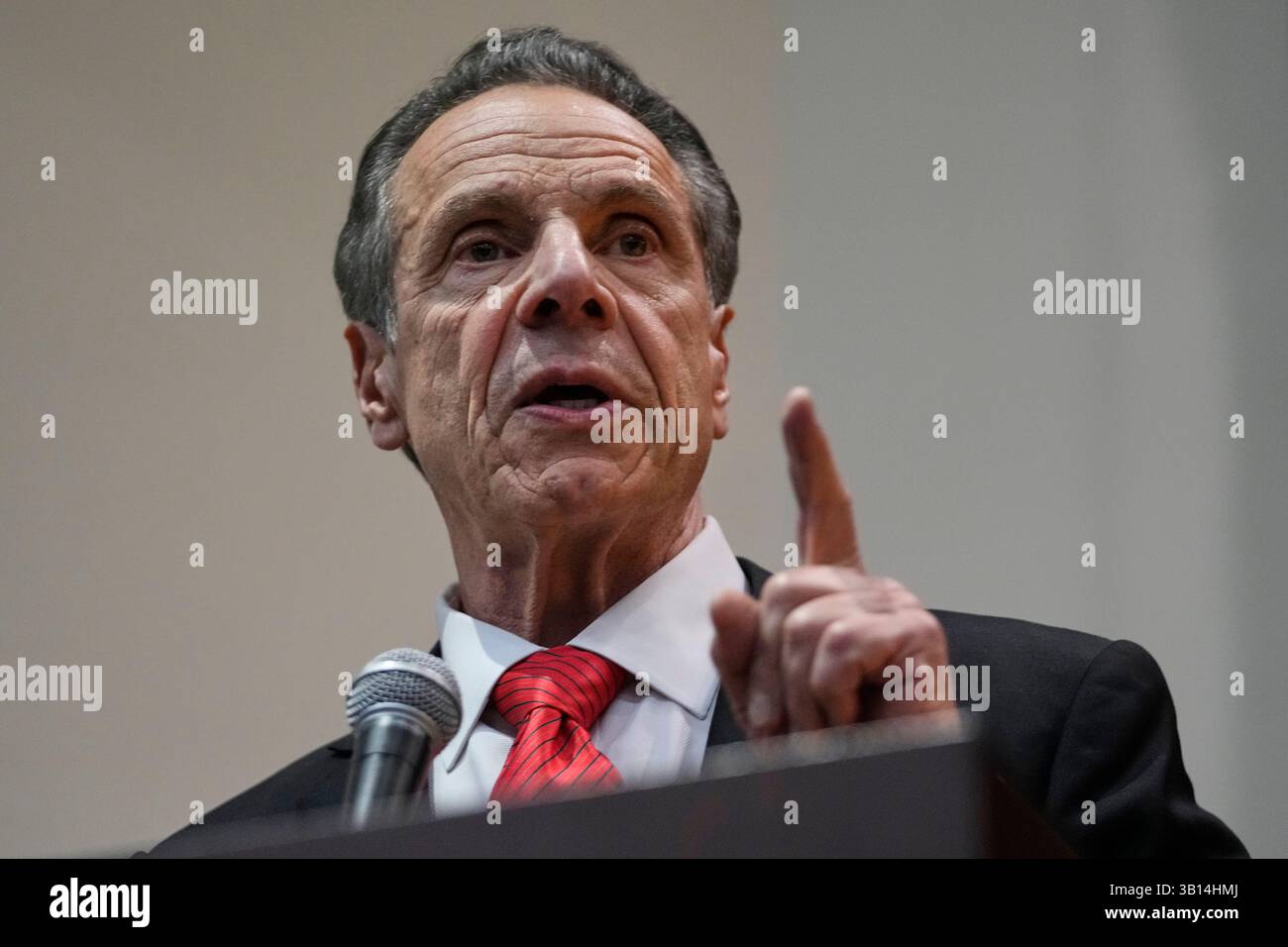 Former New York Gov. Andrew Cuomo speaks during the New York City ...