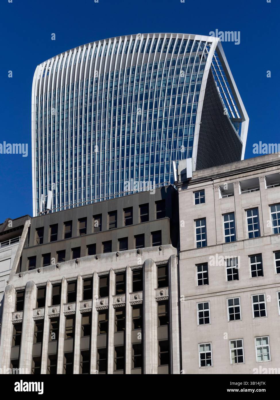 LONDON, UK - APRIL 01, 2025: View of the Walkie Talkie Building (20 ...