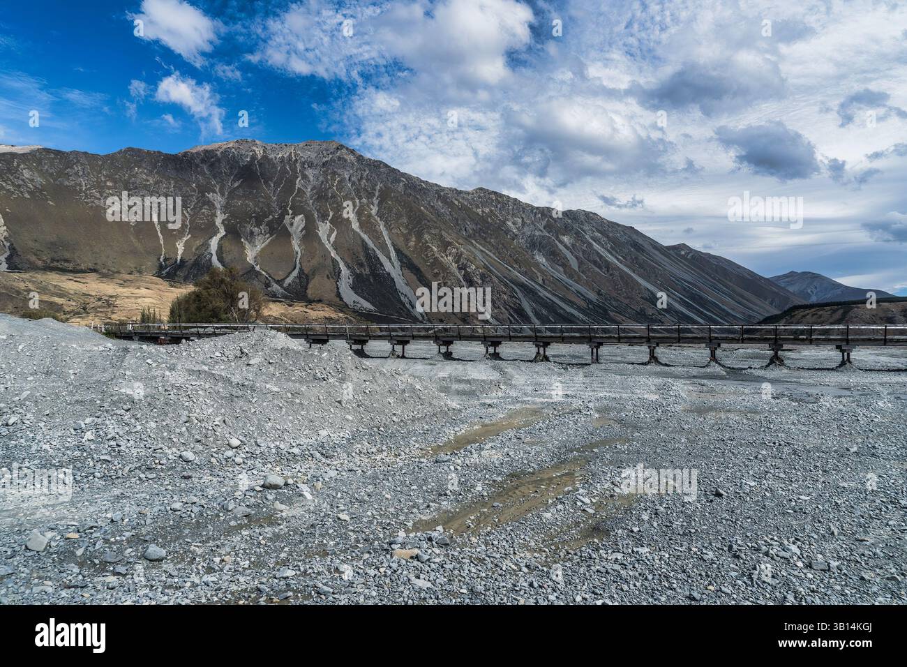 Surrounded by mountain ranges the extreme arid dry farming fields in ...