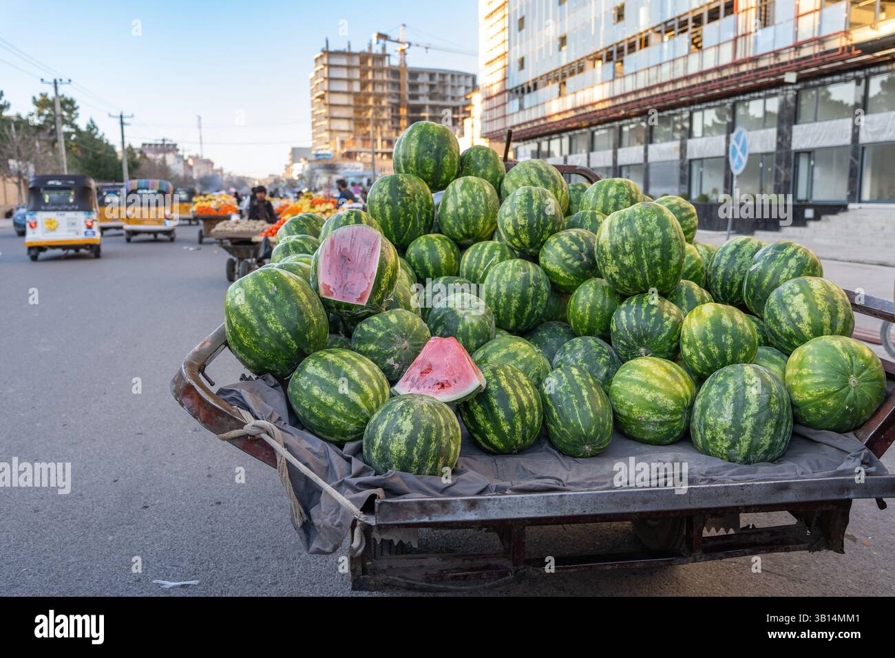 Street vendor watermelons hi-res stock photography and images - Alamy