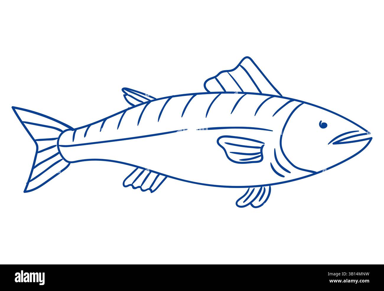 Detailed fish artwork Cut Out Stock Images & Pictures - Alamy