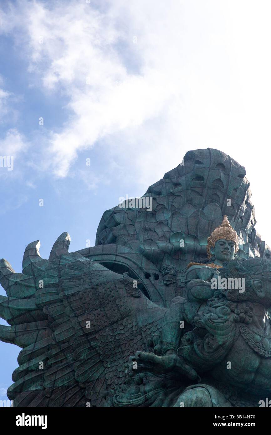 GWK statue at Garuda Wisnu Kencana cultural park in Bali, Indonesia ...