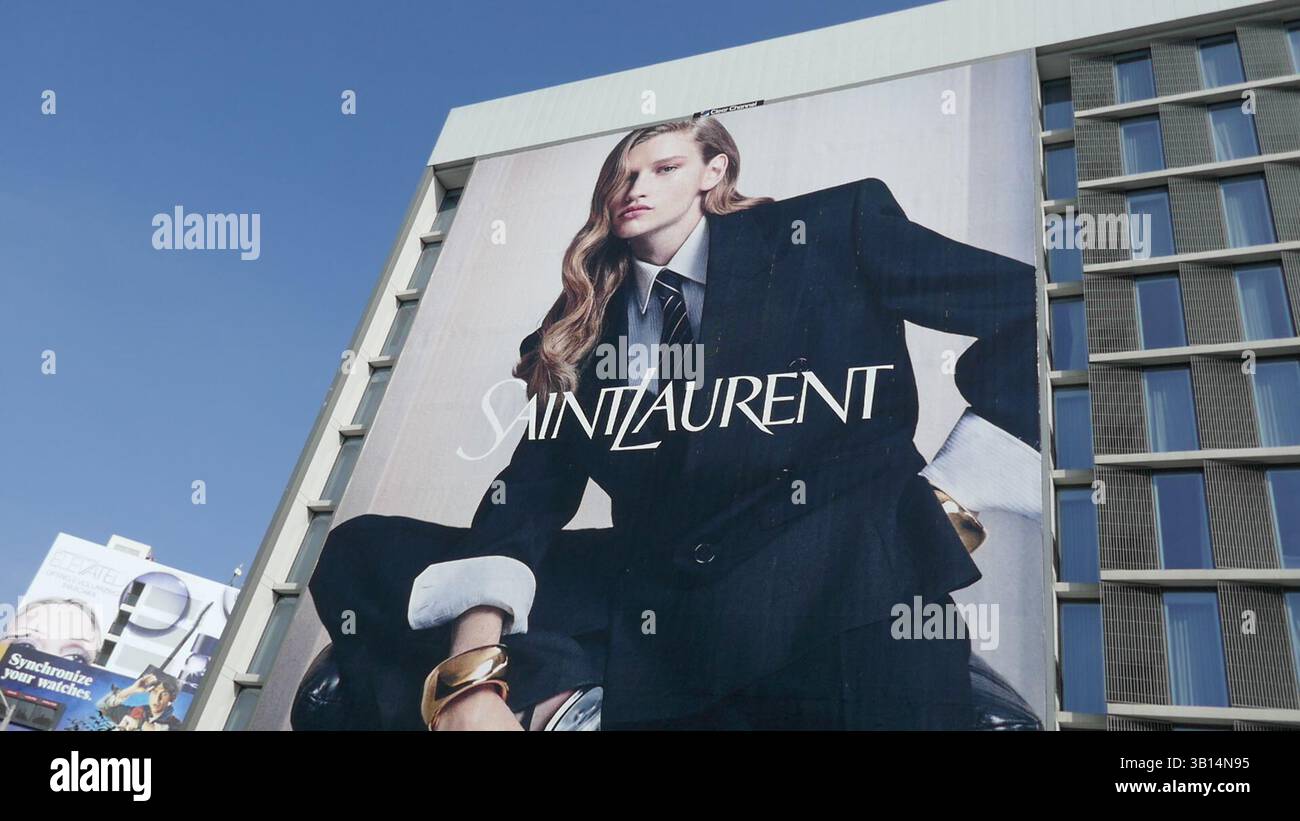 Los Angeles, California, USA 24th April 2025 Bella Hadid YSL Saint ...