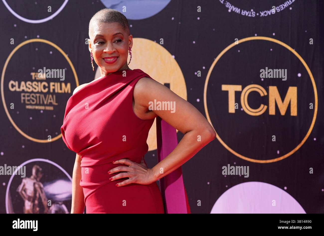 TCM host Jacqueline Stewart arrives at the 45th anniversary ...