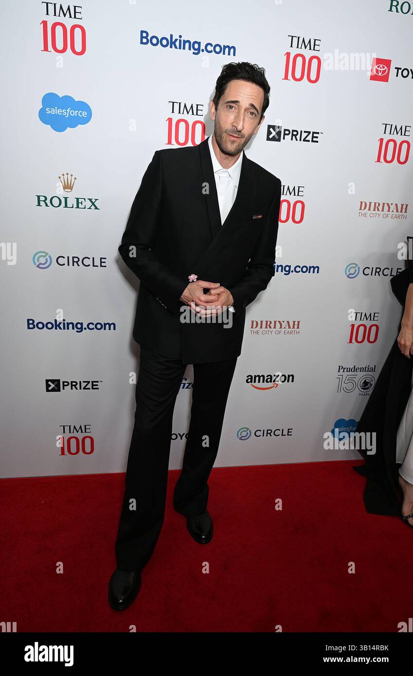 Adrien Brody attends the 2025 TIME 100 Most Influential People NYC Gala ...