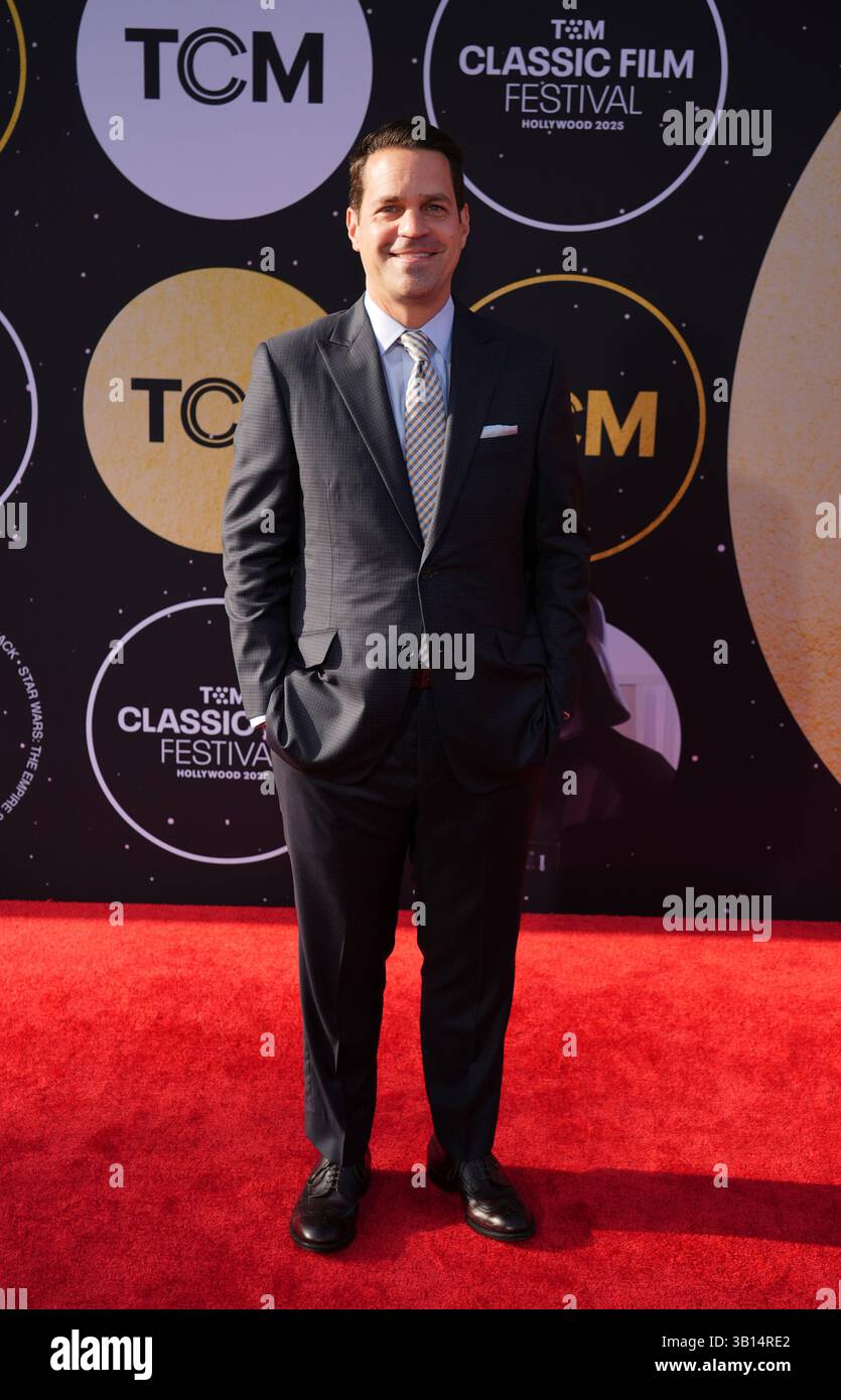 TCM host Dave Karger arrives at the 45th anniversary presentation of ...