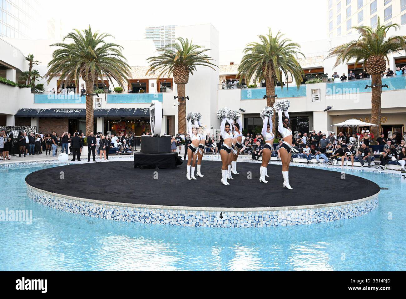The Raiderettes perform at the Las Vegas Raiders NFL football draft ...