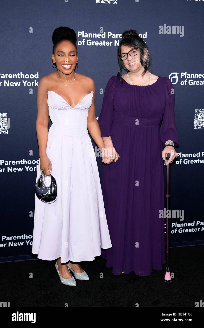 Amber Ruffin, left, and Wendy Stark attend the Planned Parenthood of ...