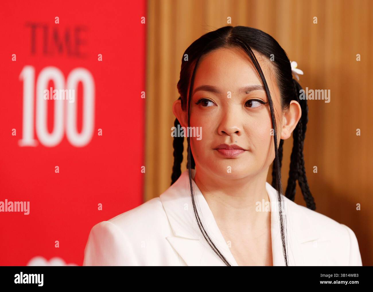 New York, United States. 24th Apr, 2025. Amanda Nguyen arrives on the ...