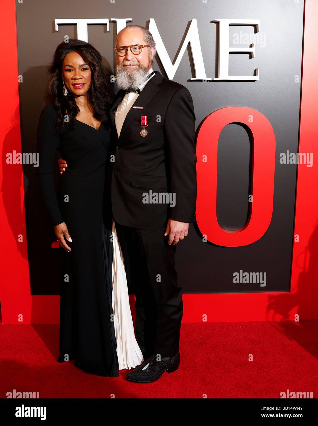 New York, United States. 24th Apr, 2025. Denyce Graves and Robert ...
