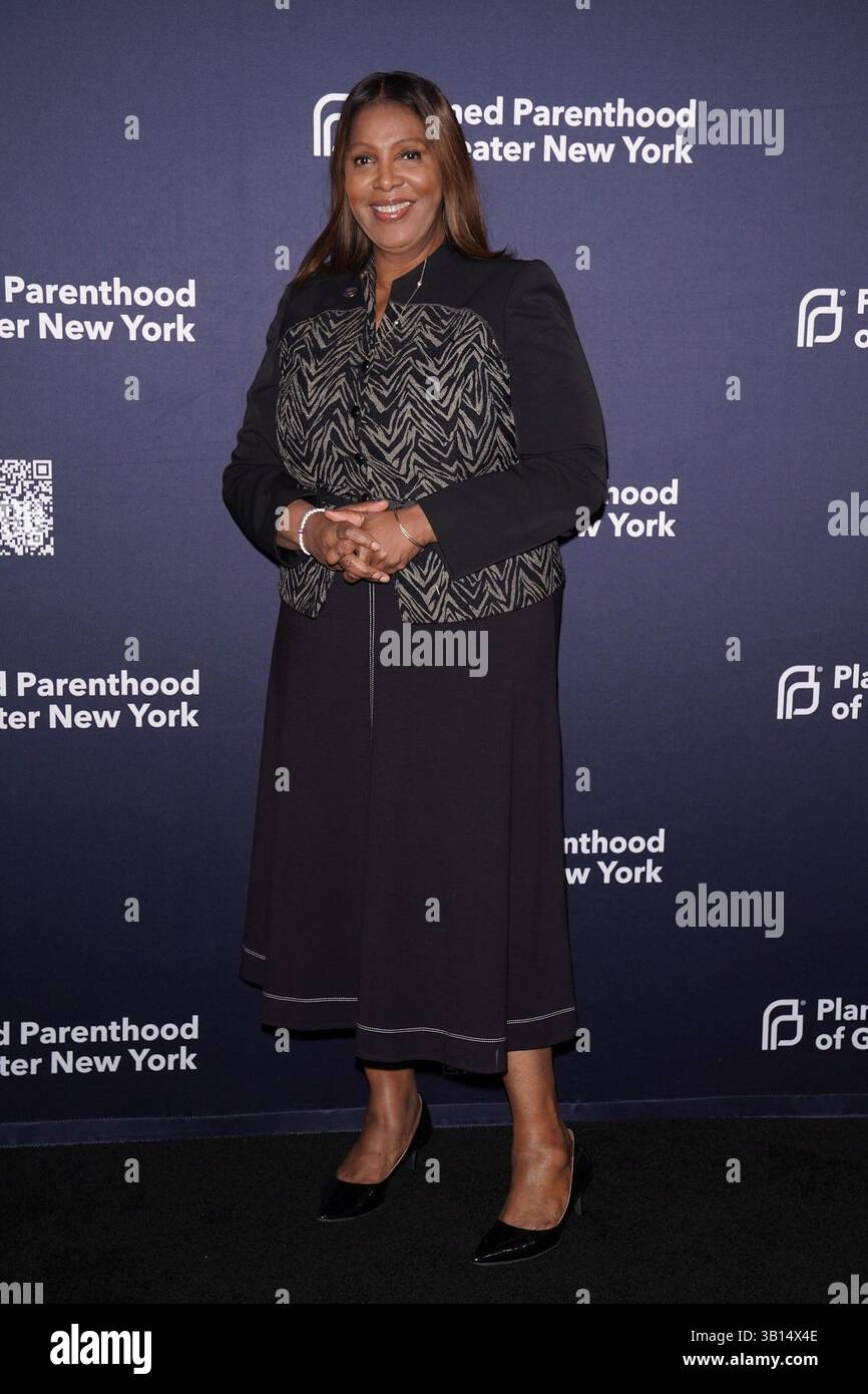 Ny. 24th Apr, 2025. Letitia James at arrivals for Planned Parenthood ...