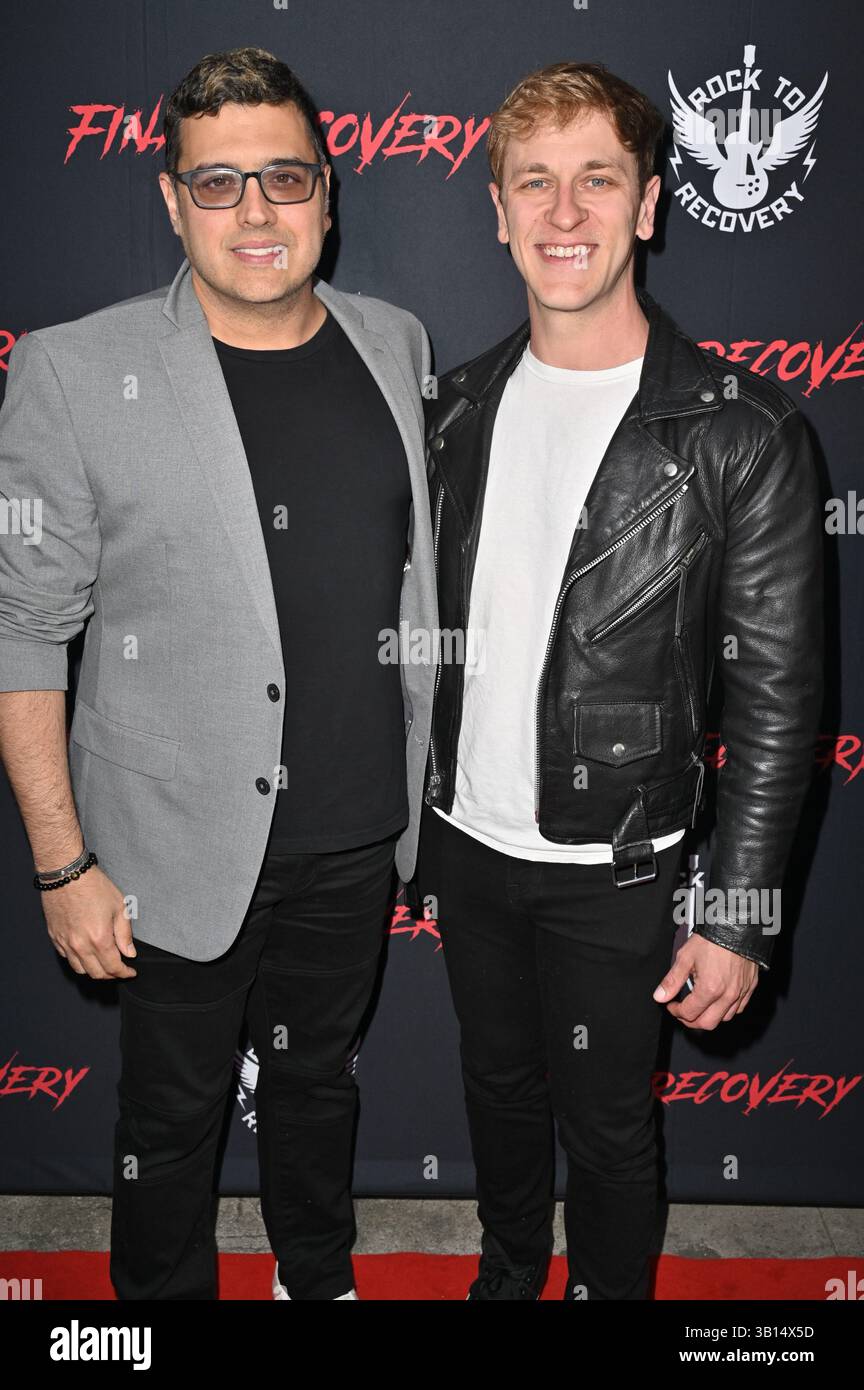Beverly Hills, CA USA - April 23, 2025: Gregori Martin, Nick Theurer ...