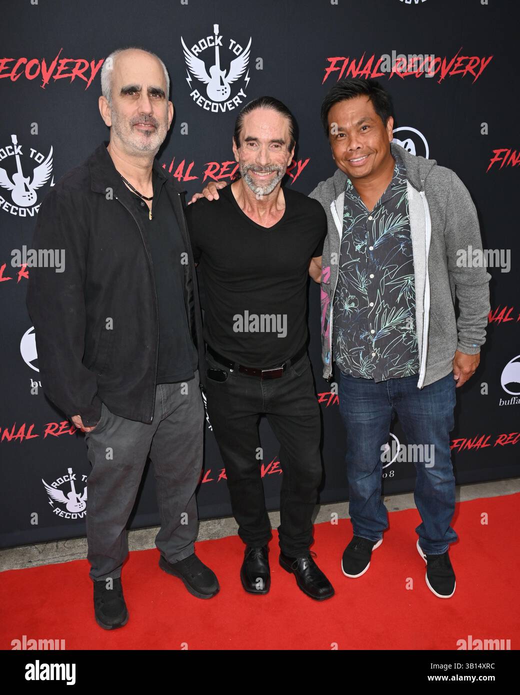 Beverly Hills, CA USA - April 23, 2025: Joezen Punongbayan, Jasper Cole ...