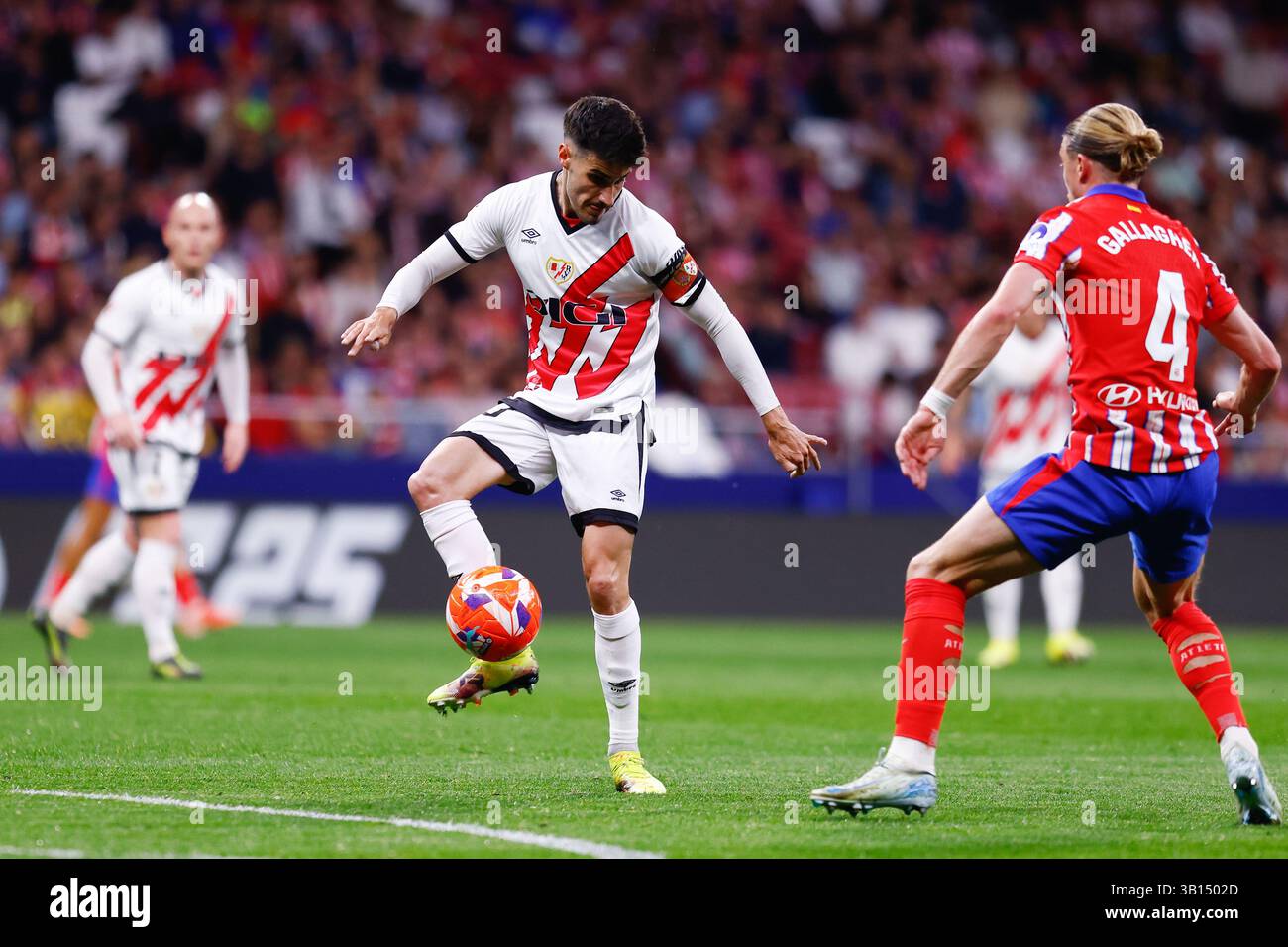 Oscar Valentin of Rayo Vallecano during the Spanish championship La ...
