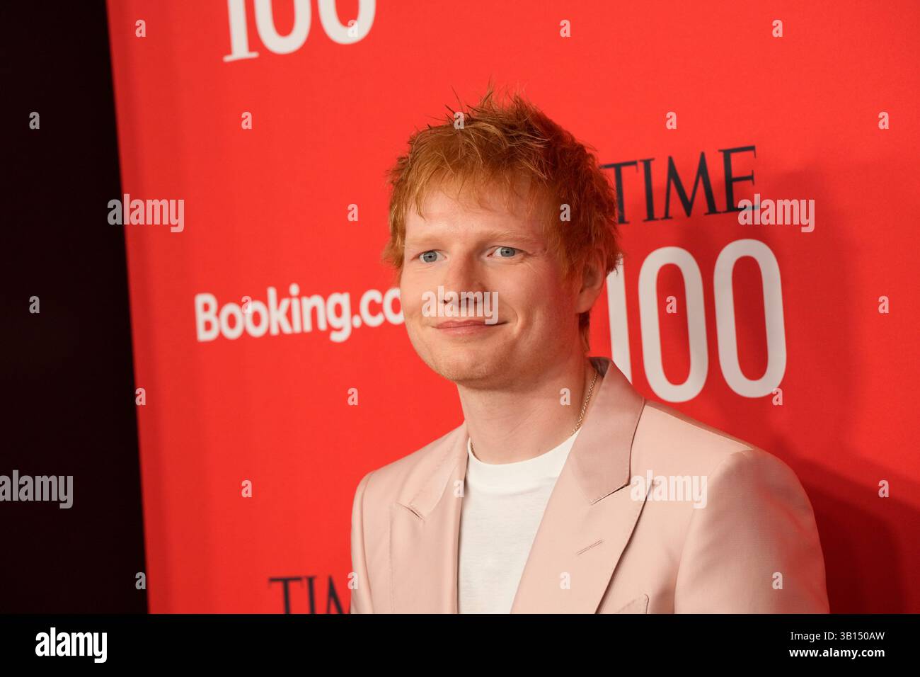 New York, United States. 24th Apr, 2025. Ed Sheeran during the TIME 100 ...