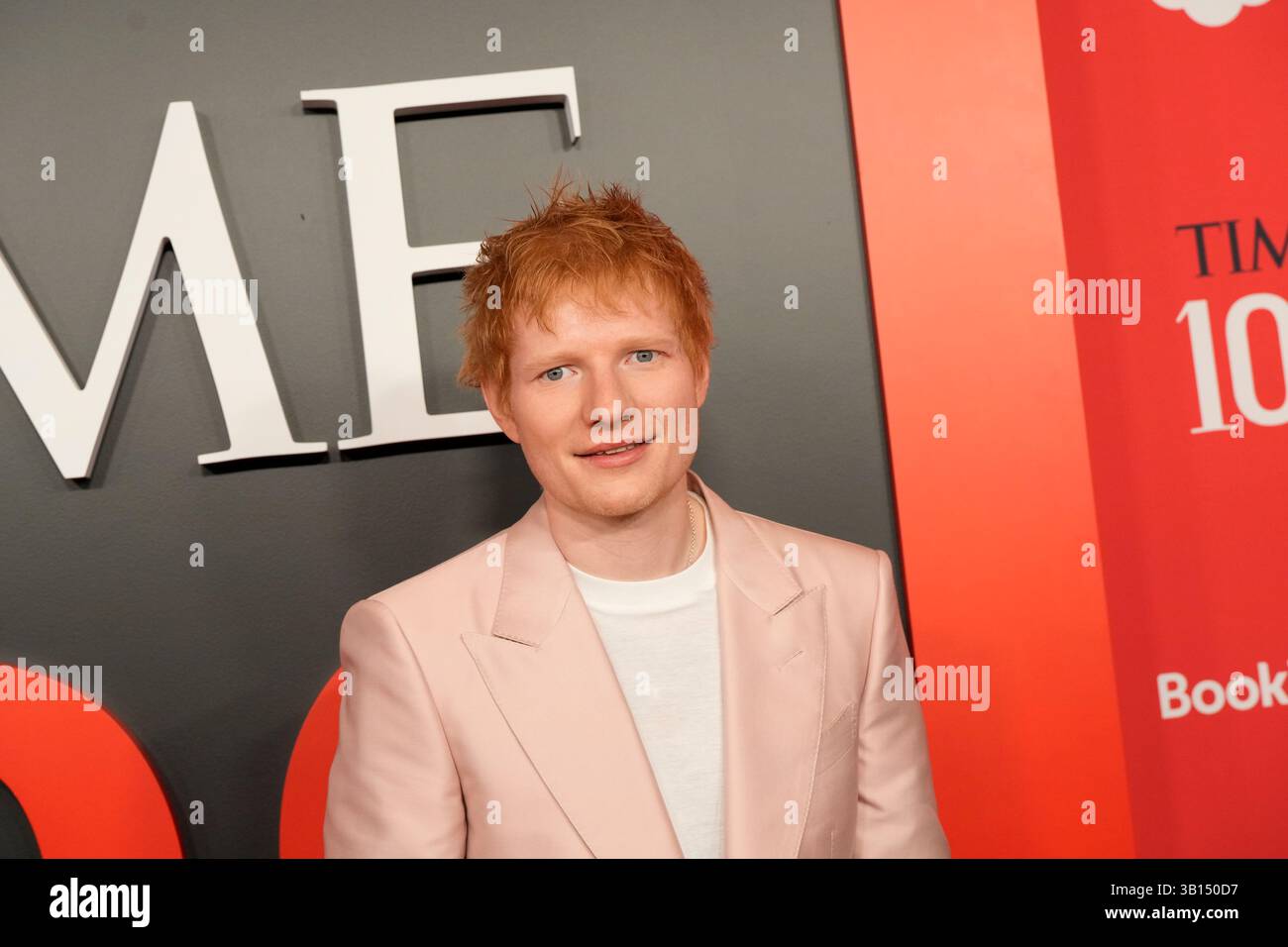 New York, United States. 24th Apr, 2025. Ed Sheeran during the TIME 100 ...