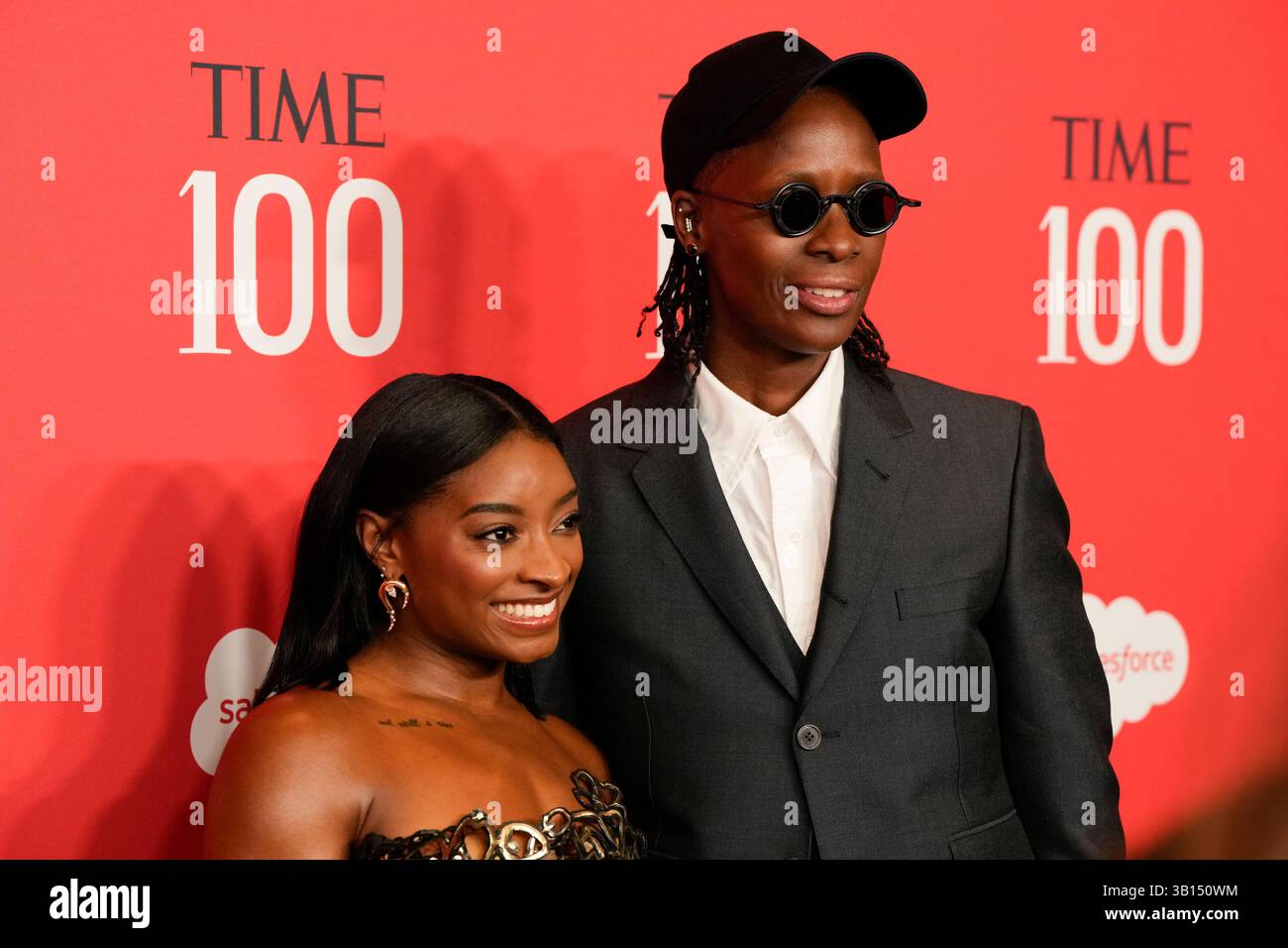 New York, United States. 24th Apr, 2025. Simone Biles, Mickalene Thomas ...
