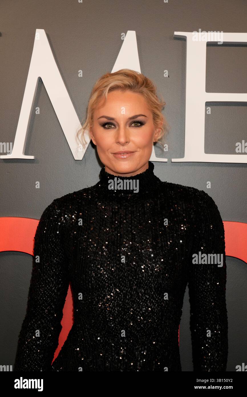 New York, United States. 24th Apr, 2025. Lindsey Vonn during the TIME ...