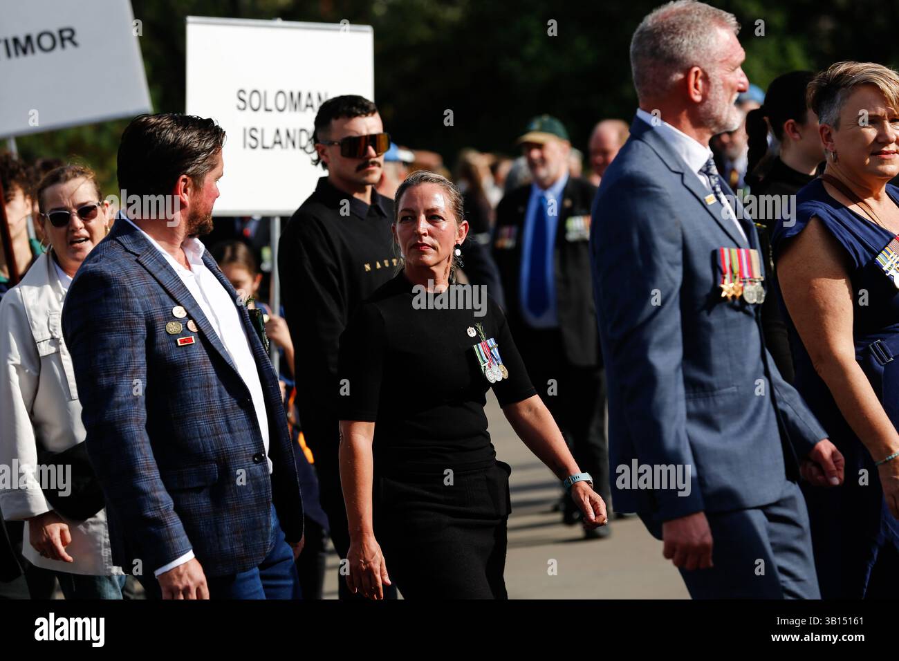 Veterans from various generations took part in the ANZAC Day Commemoration March in Melbourne ...