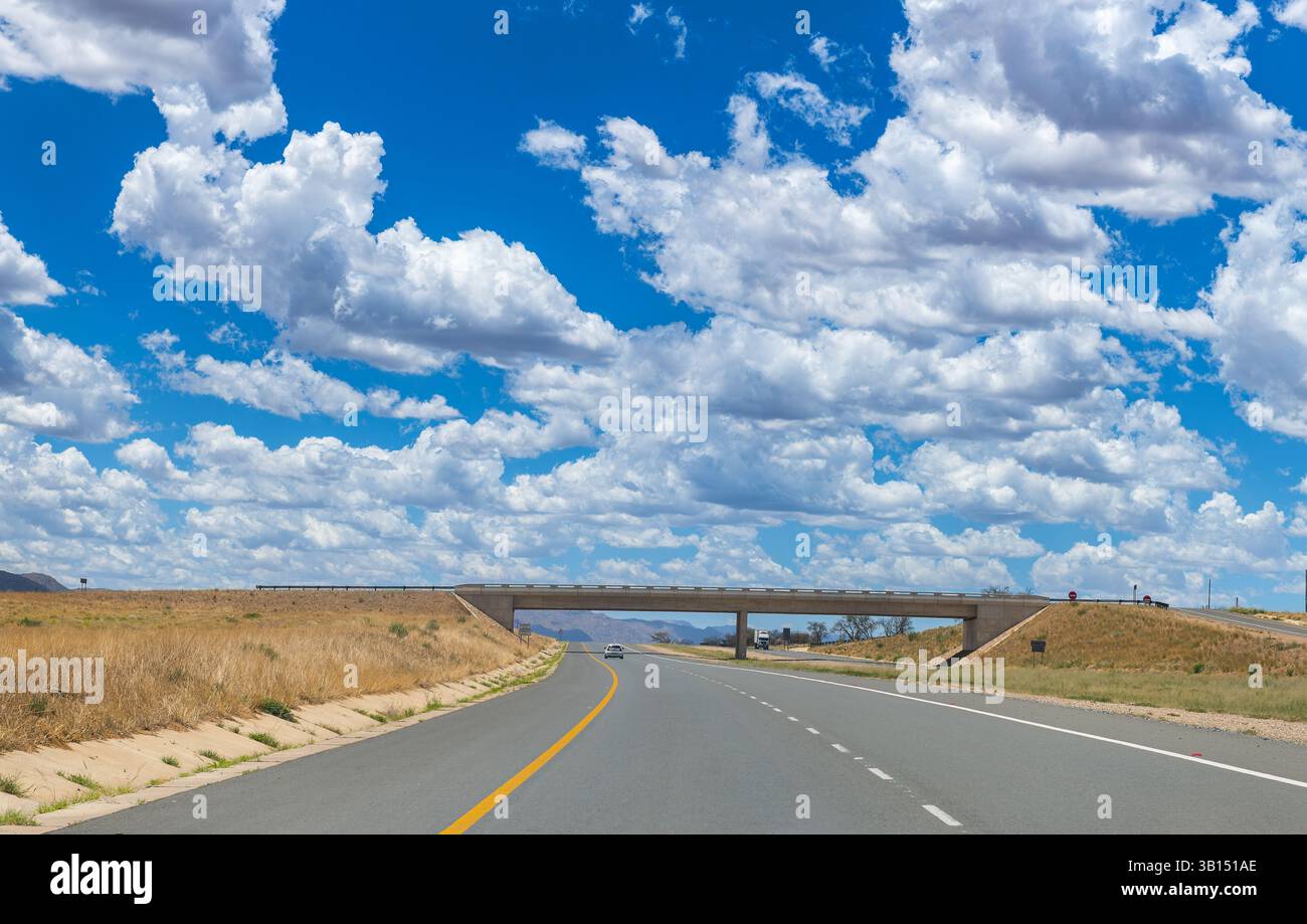 The national highway A1, Windhoek-Okahandja, Namibia Stock Photo - Alamy