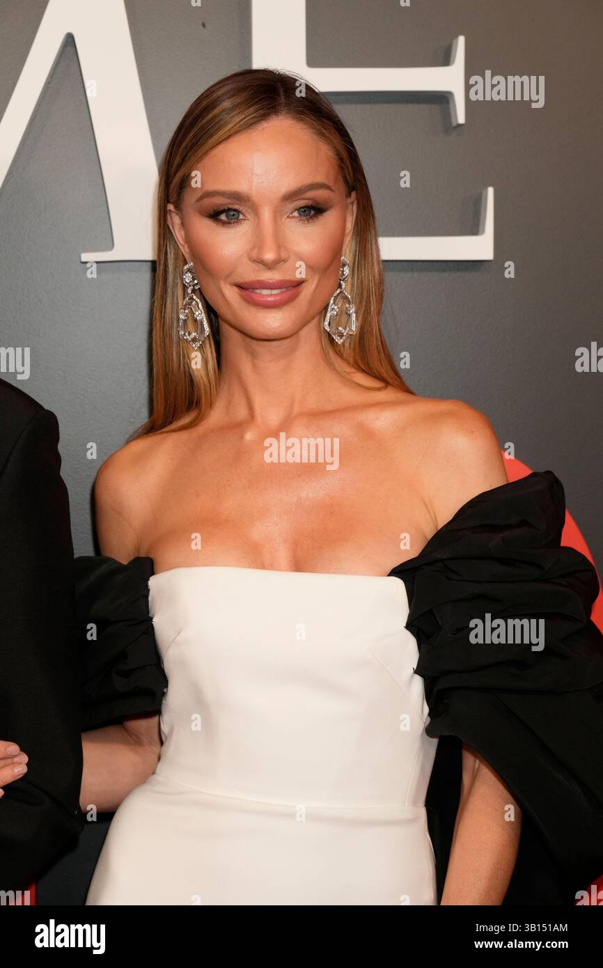 New York, United States. 24th Apr, 2025. Georgina Chapman during the ...